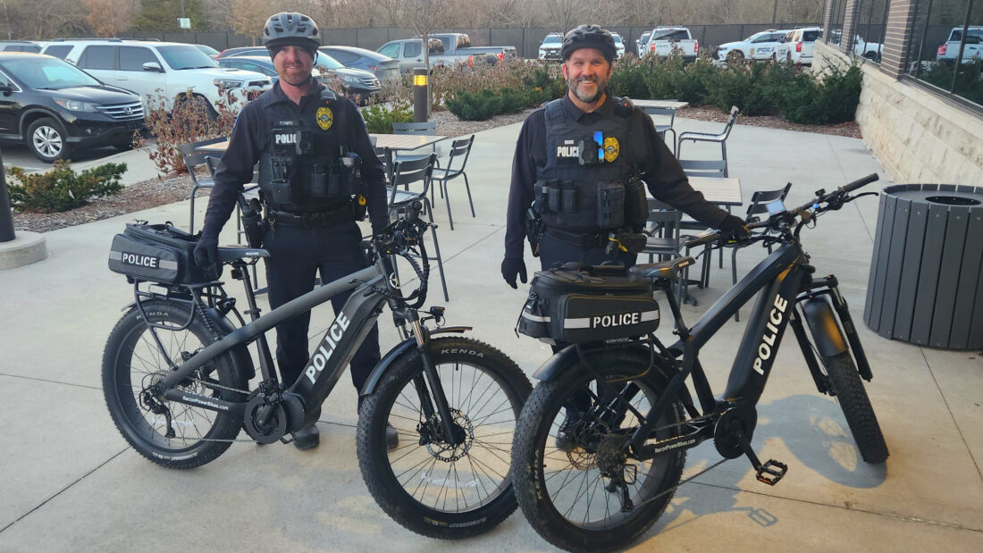 On new e-bikes, Lawrence police officers approach their work from a ...
